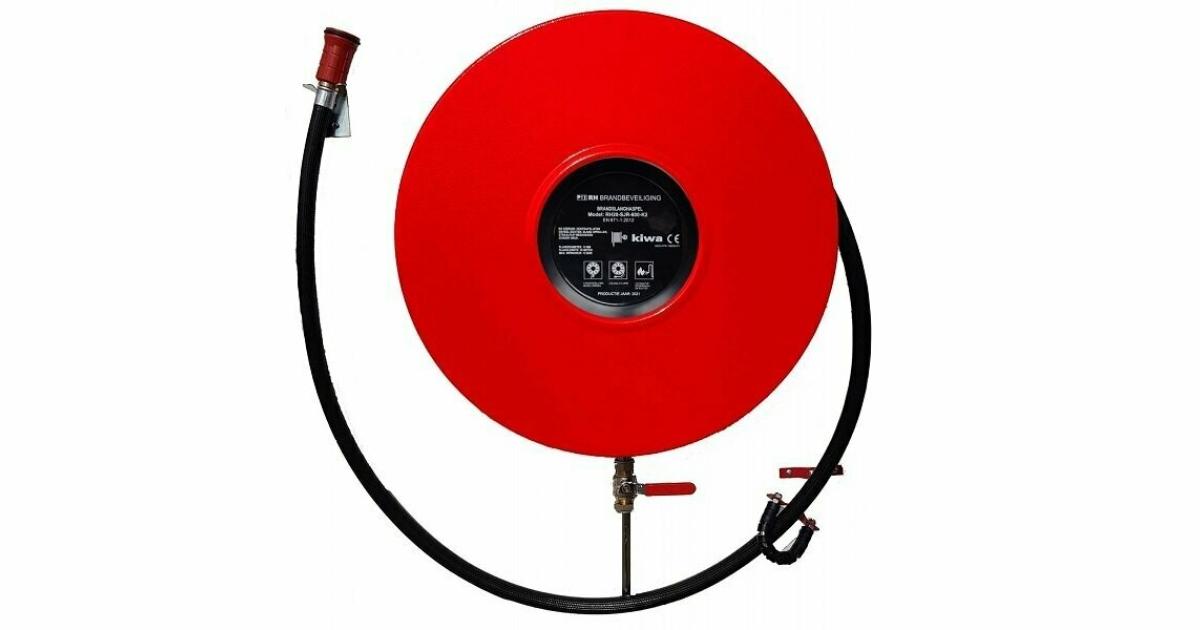 Brandslanghaspel 30 meter 19 mm haspelslang | RH Brandbeveiliging