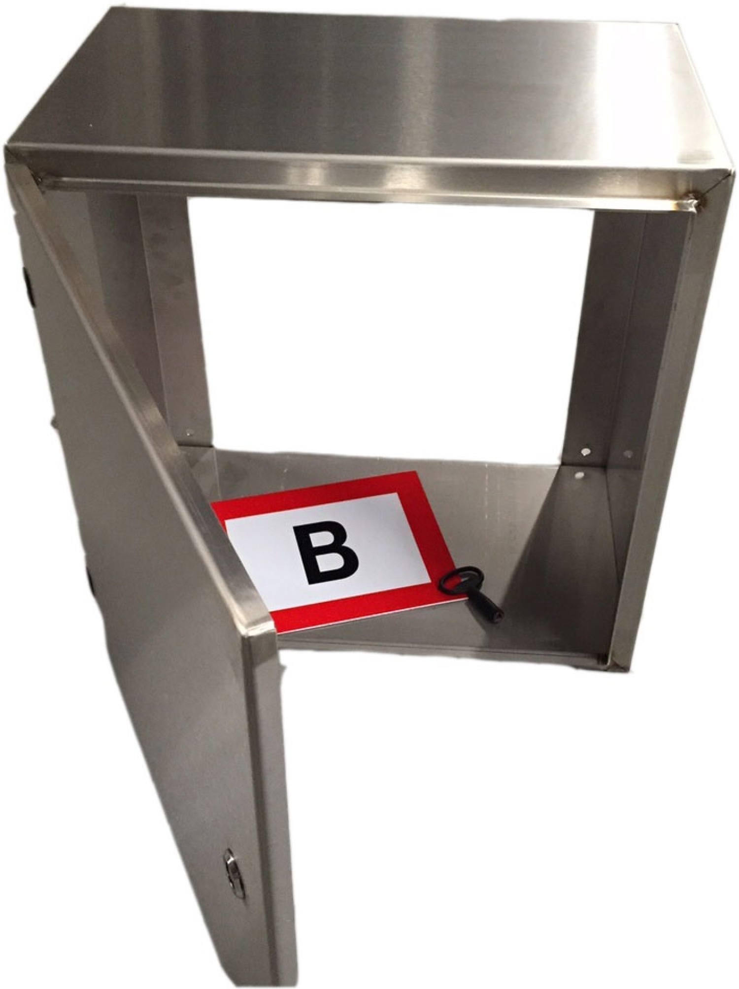 Droge blusleiding RVS kast | RH Brandbeveiliging